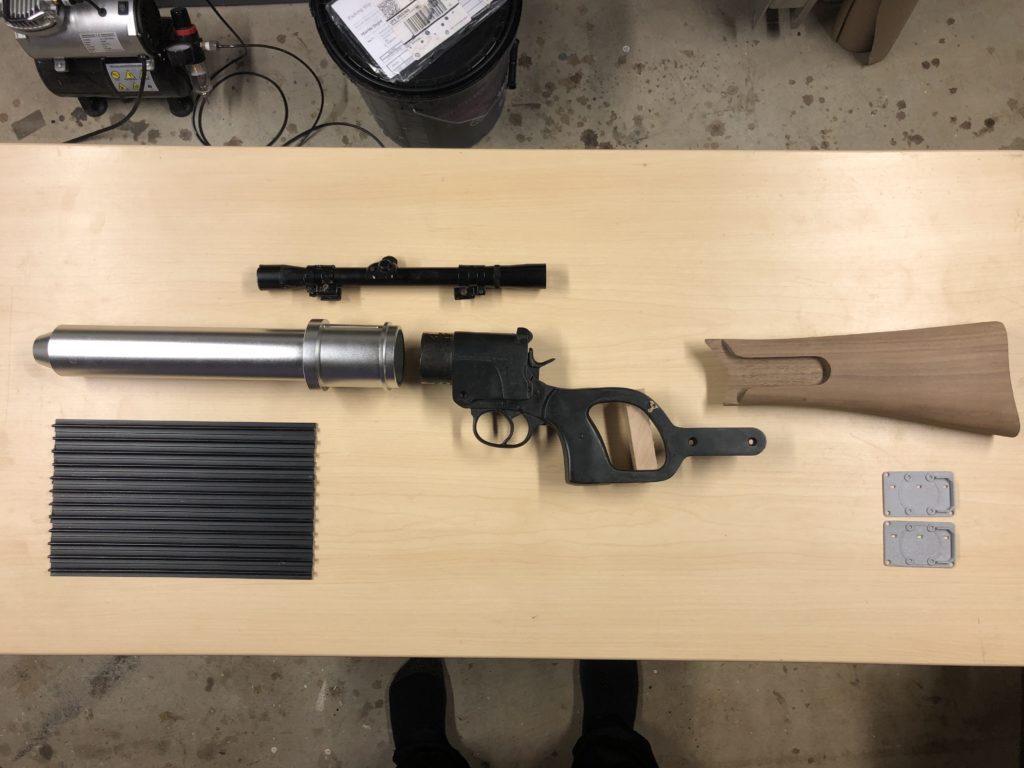Boba Fett's ROTJ EE3 Blaster - Prop Chop Shop The Original Mandalorian